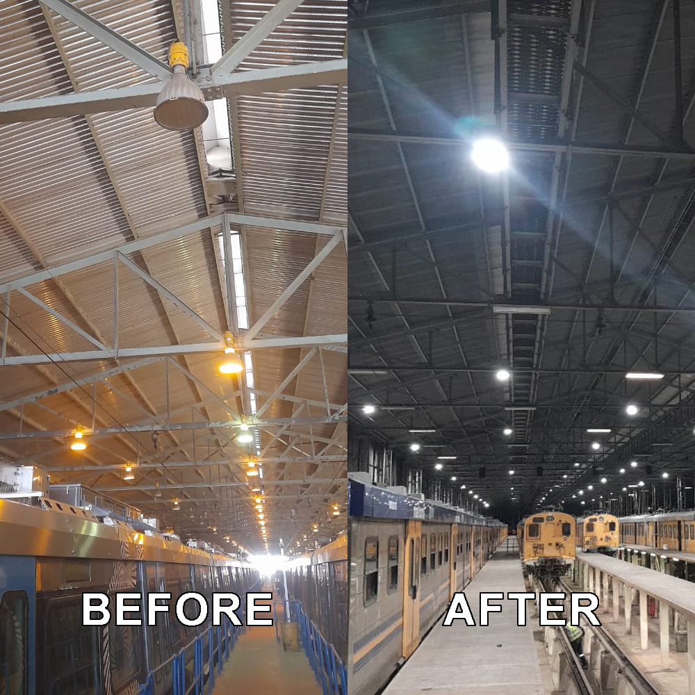 Successful LED lighting upgrade for PRASA | Clear Sky Distributors