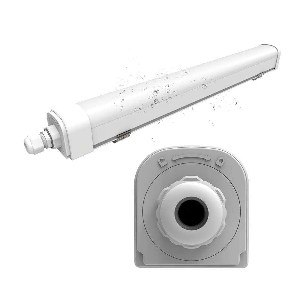 36W/18W 4ft Linkable LED Batten Light, 3CCT, 4320lm-2160lm, 3CCT, 120 ...